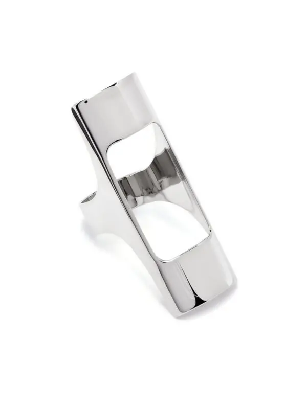 Vetements Lighter Holder Brass Ring - Silver