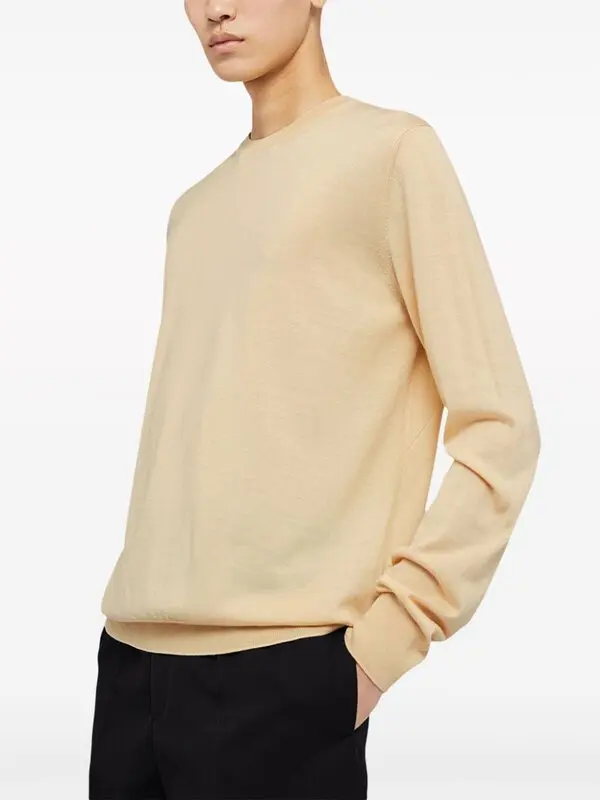 JIL SANDER Crew-neck Wool Jumper - Neutrals