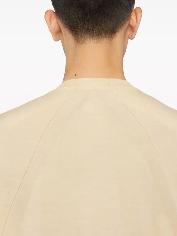 JIL SANDER Crew-neck Wool Jumper - Neutrals