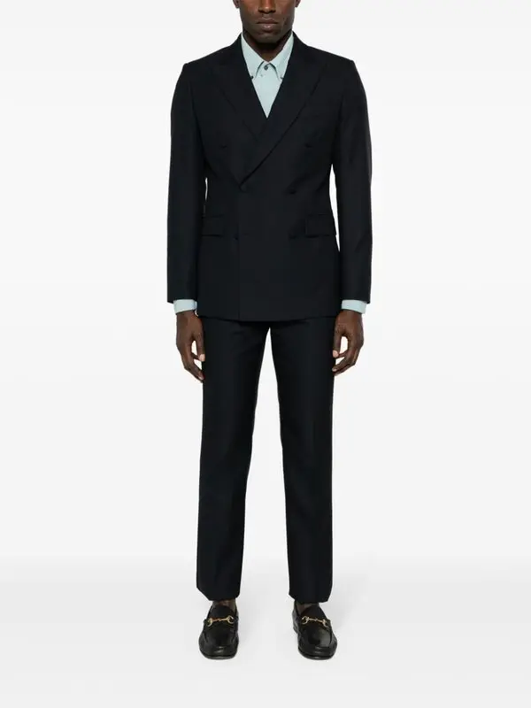 FURSAC Double-breasted Faille Wool Tuxedo