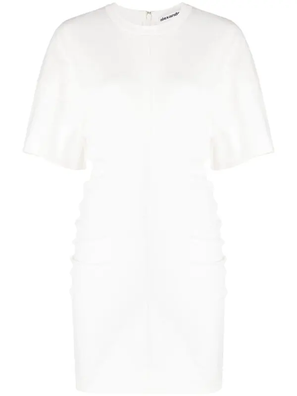 Alexander Wang Draped Jersey Minidress