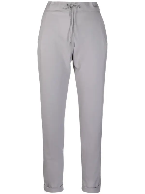 Fabiana Filippi Tapered Virgin Wool Trousers - Grey