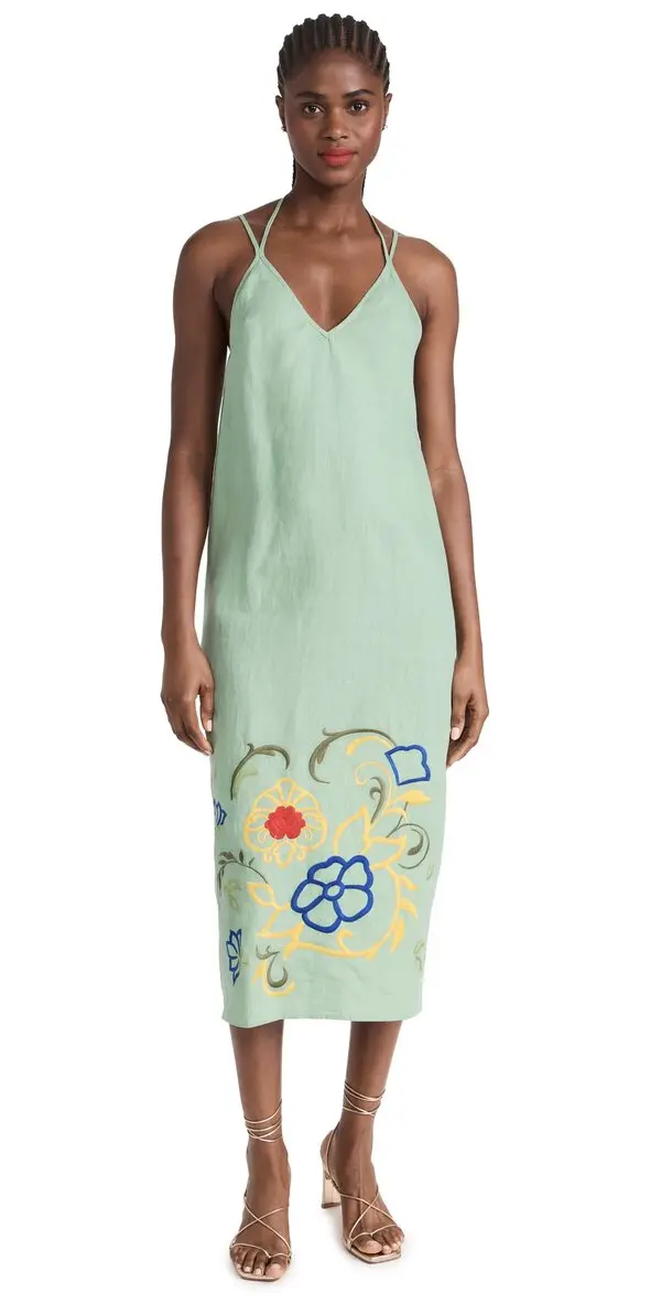 fanm mon green dress A/W 1995 'Mad Maxette' Collection Green Sleeping Bag Strapless Gown