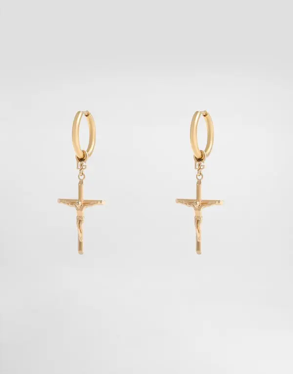 Dolce & Gabbana Dna" Cross Hoop Earrings