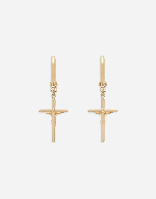 Dolce & Gabbana Dna" Cross Hoop Earrings