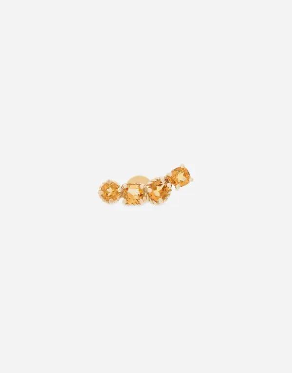 Dolce & Gabbana 18-carat Yellow Earring With Citrines - Gold