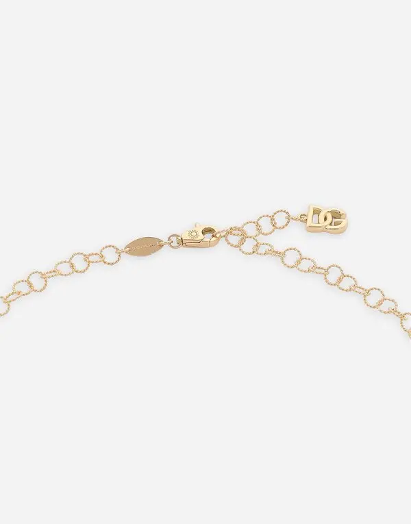 Dolce & Gabbana Lettering Chain Necklace