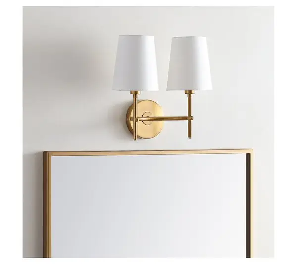 SAFAVIEH Barrett Two Light Wall Sconce - One-color