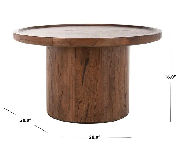 SAFAVIEH Devin Round Coffee Table