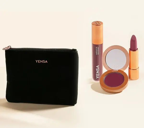 YENSA Beauty Lip And Cheek Holiday Set