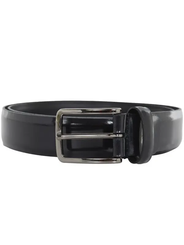 SAIT Brushed Leather Belt - Black