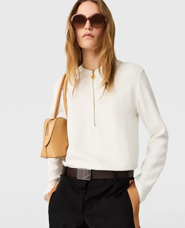 Stella McCartney Arlesa Zip Blouse - White