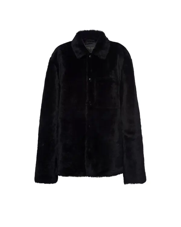 Prada Shearling Blouson Jacket