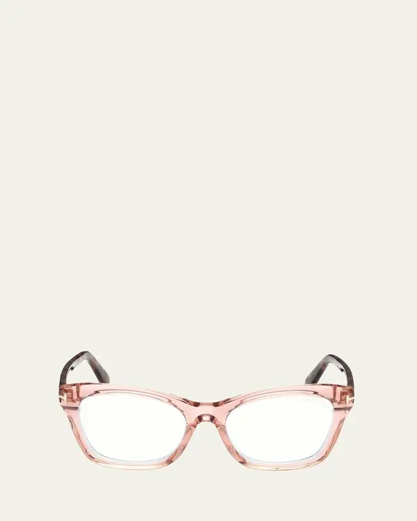 TOM FORD Two-tone Cat-eye Blue Light Glasses - Pnko