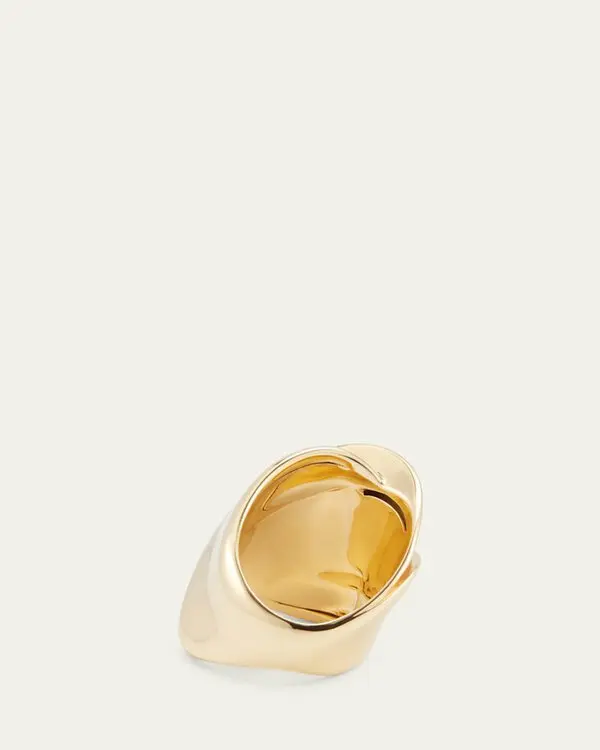 DRIES CRIEL 18k Yellow Flux Ring