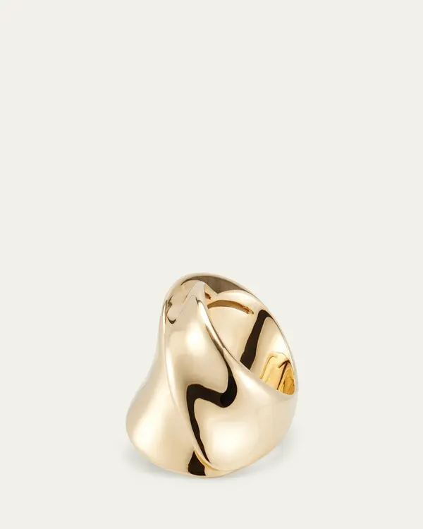 DRIES CRIEL 18k Yellow Flux Ring