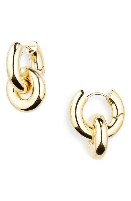 Lié Studio The Esther Huggie Earrings - 18k Gold Plating