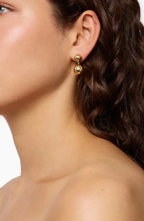 LIÉ STUDIO The Caroline Drop Earrings - Gold