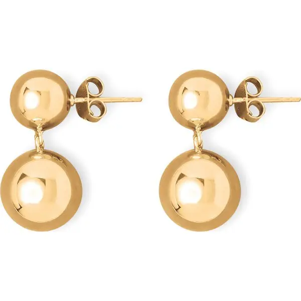 LIÉ STUDIO The Caroline Drop Earrings - Gold