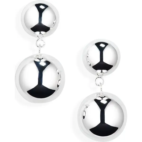 Lié Studio The Caroline Drop Earrings - Silver