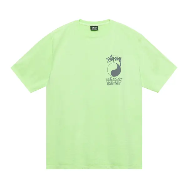 StÜssy X Our Legacy Frame Pigment Dyed Tee 'paradise - Green