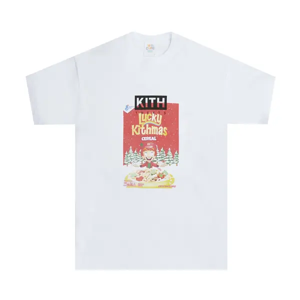 Kith For Lucky Charms Kithmas Cereal Box Vintage Tee