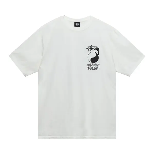 StÜssy X Our Legacy Frame Pigment Dyed Tee 'natural - White
