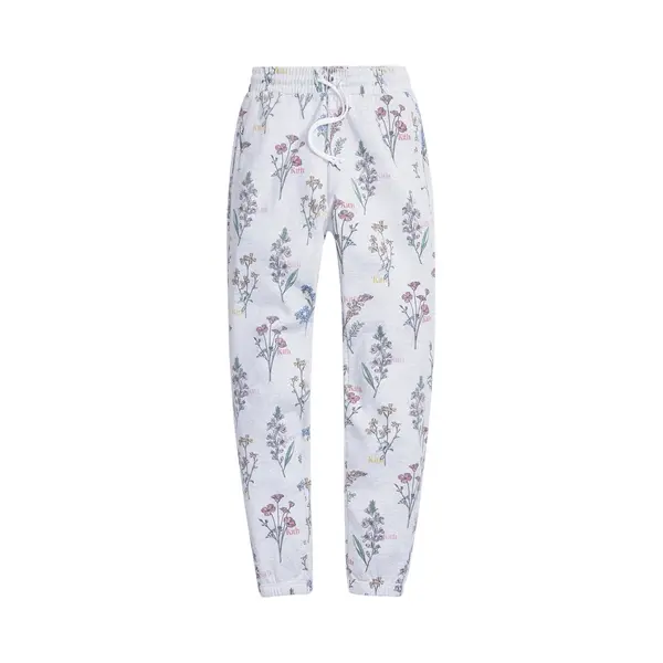 Kith Botanical Floral Williams I Sweatpant 'light Heather - Grey