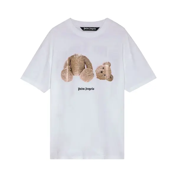 Palm Angels Bear Classic Tee /brown - White