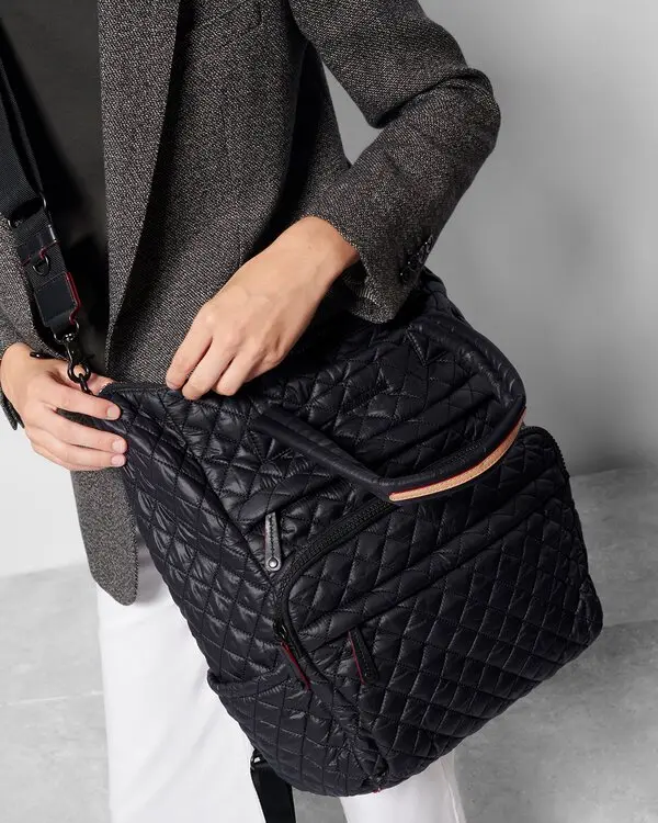 Mz Wallace Metro Quilted Utility Backpack