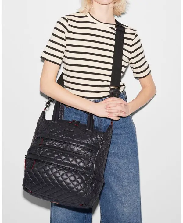 Mz Wallace Metro Quilted Utility Backpack