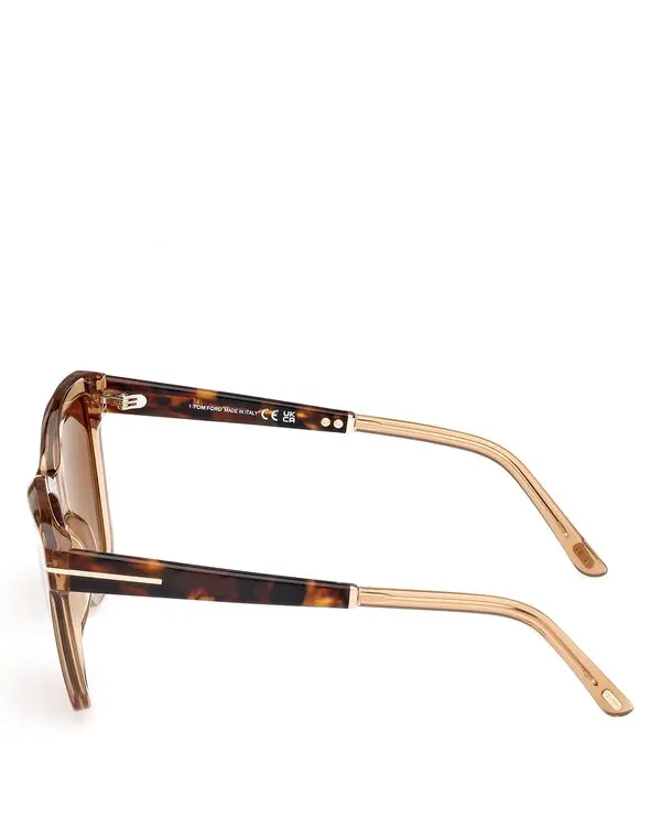 TOM FORD Square Sunglasses, 54mm