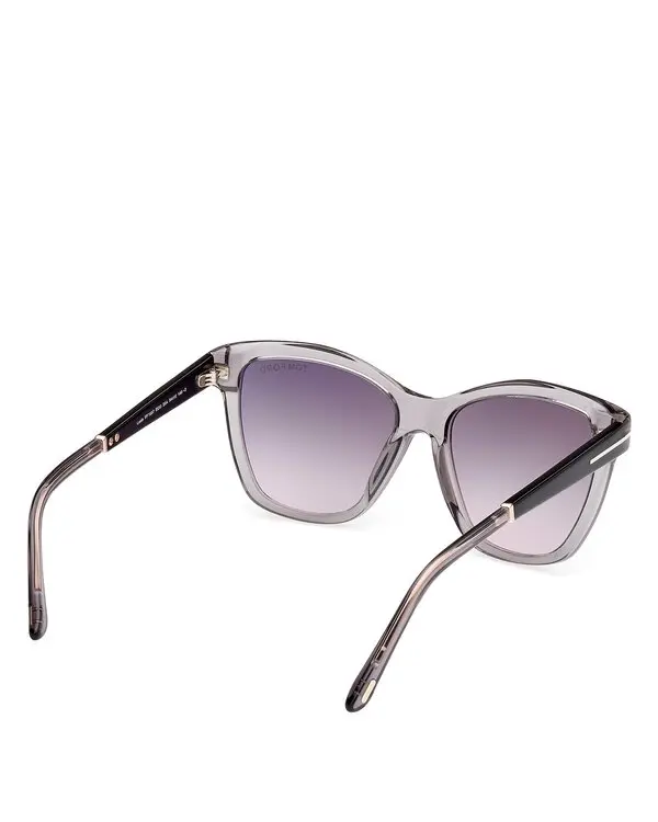 TOM FORD Square Sunglasses, 54mm - Purple/purple Gradient