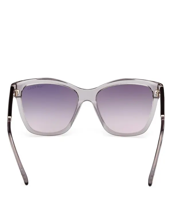 TOM FORD Square Sunglasses, 54mm - Purple/purple Gradient