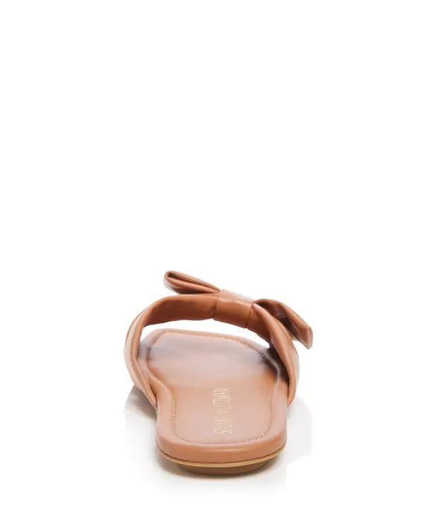 STUART WEITZMAN Sofia Slip-on Bow Slide Sandals