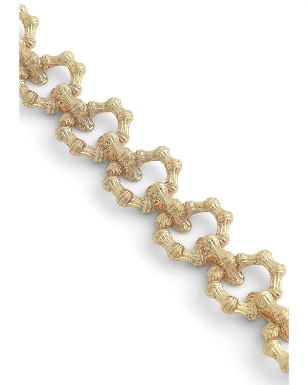 ANABEL ARAM Sculpted Bamboo Chain Necklace