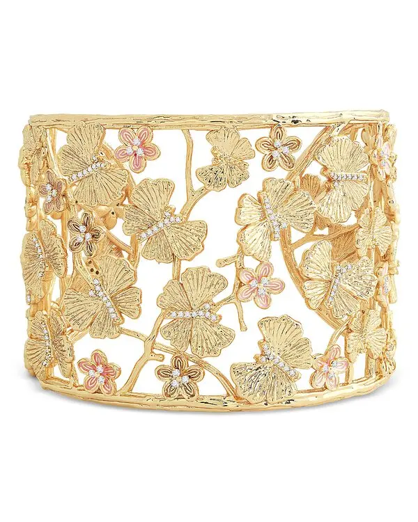 ANABEL ARAM Butterfly Cuff Bracelet - Gold