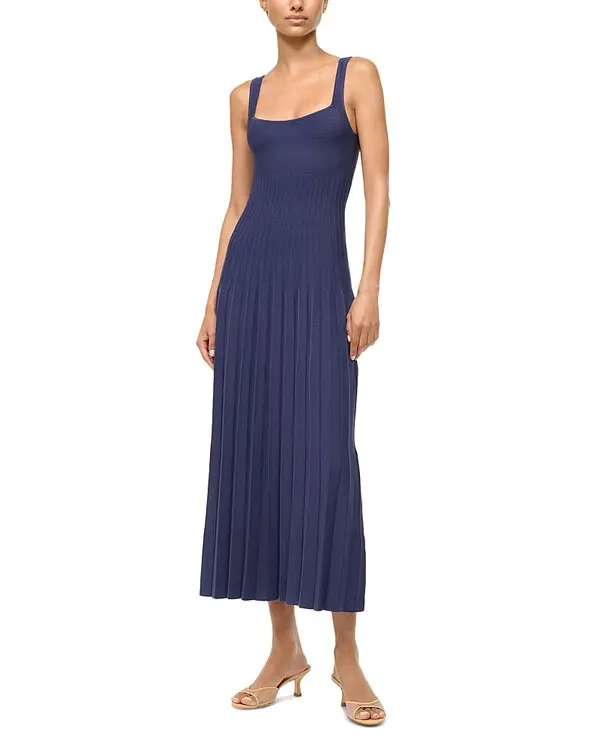 Staud Ellison Dress - Navy
