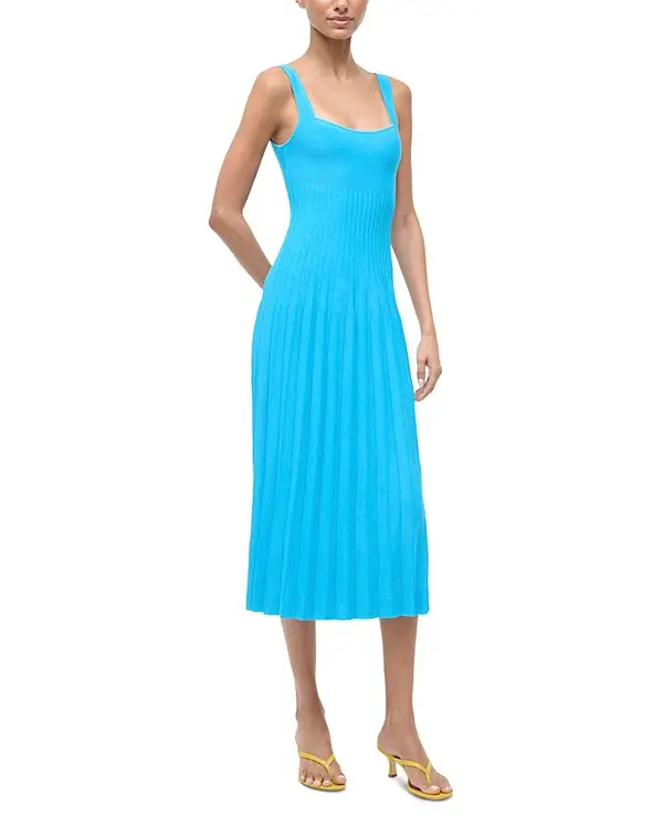 Staud Ellison Dress - Pool