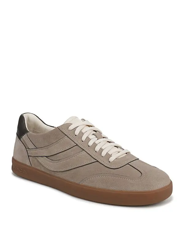 Vince Oasis Leather Lace Up Sneakers - Sandstorm