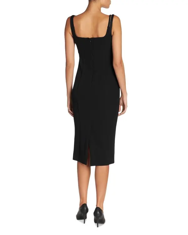 Versace Cady Belted Strap Dress