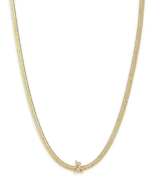 Ettika Zodiac Herringbone Necklace - Capricorn