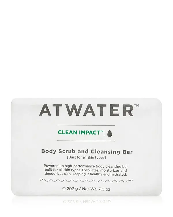 ATWATER Clean Impact Body Scrub & Cleansing Bar - No Color