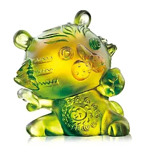 LIULI Chinese Zodiac Animals In Bright Florals Little Valiant One Figure