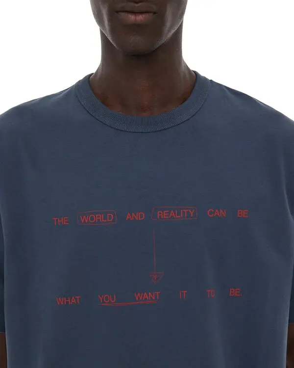 Helmut Lang Oversized Short Sleeve Graphic Tee