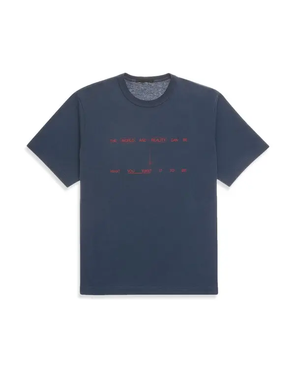 Helmut Lang Oversized Short Sleeve Graphic Tee