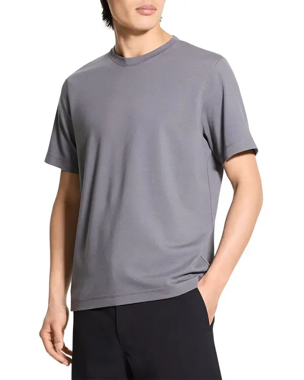 Theory Ryder Tee In Relay Jersey - Carbon