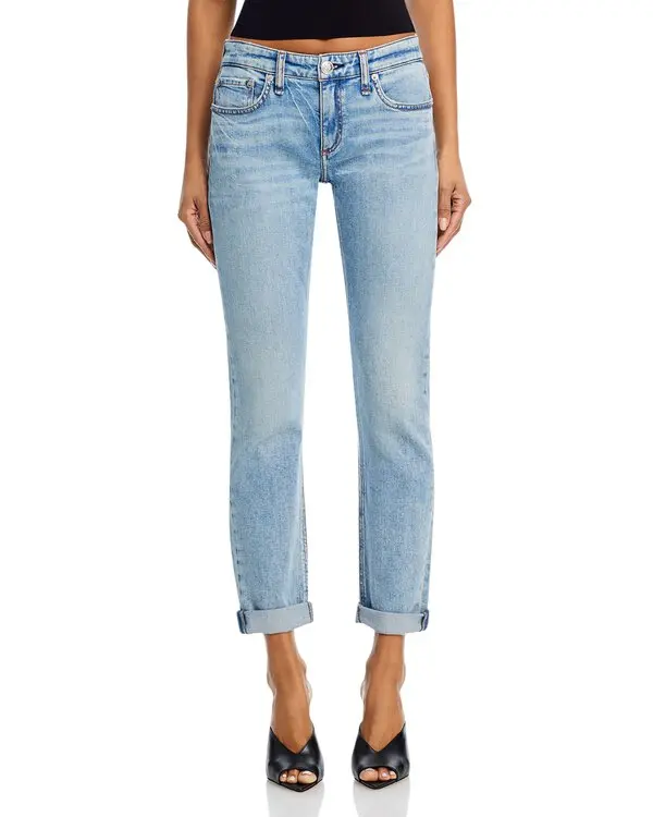 Rag & Bone Dre Low Rise Boyfriend Jeans - Daphne