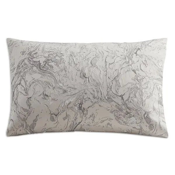 Donna Karan New York Home Liquid Marble Sham, King - Platinum