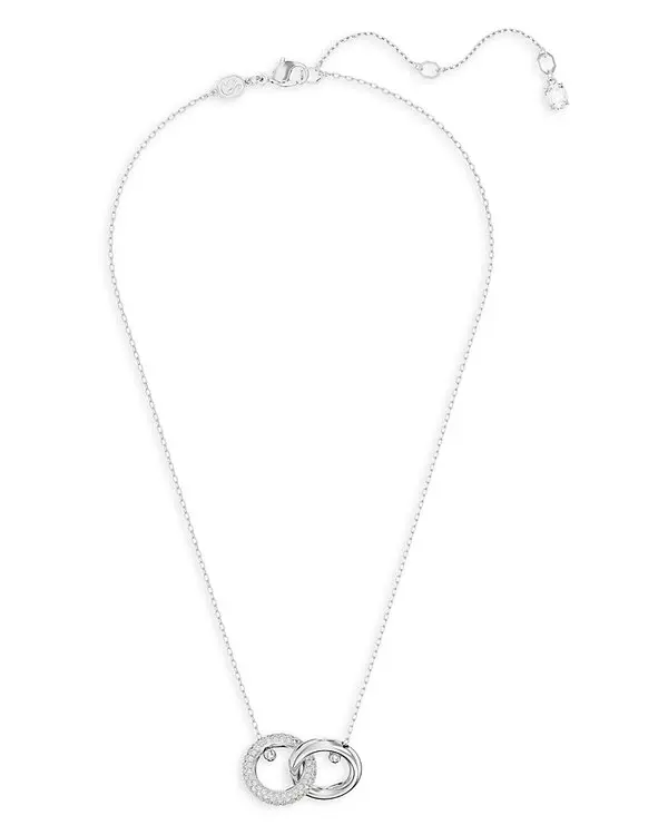 SWAROVSKI Dextera Interlocking Pendant Necklace - Silver